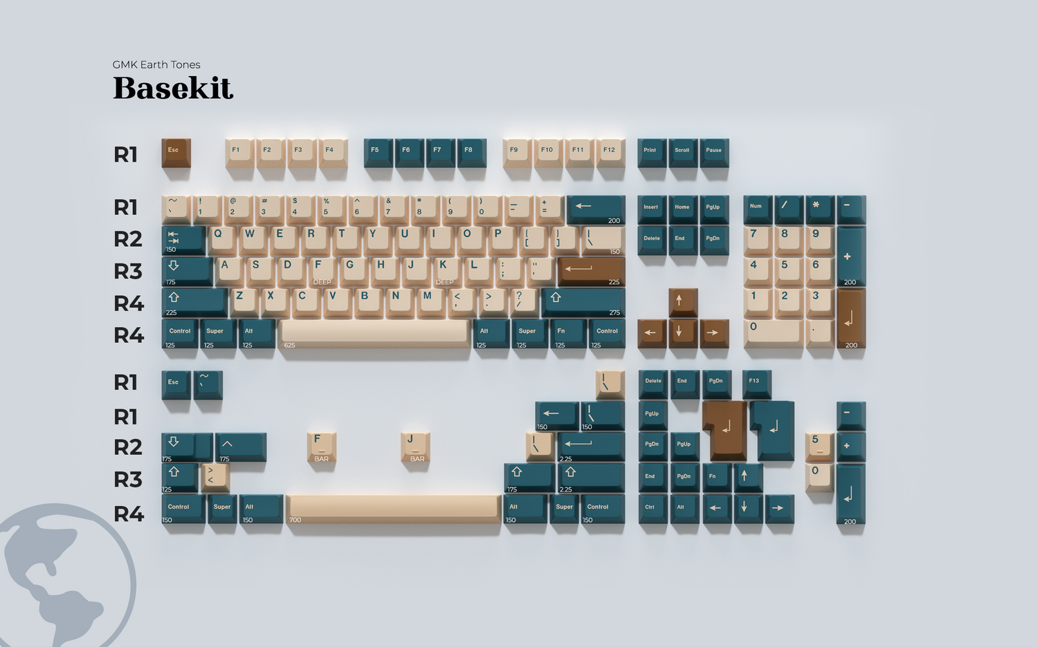 GMK Earth Tones