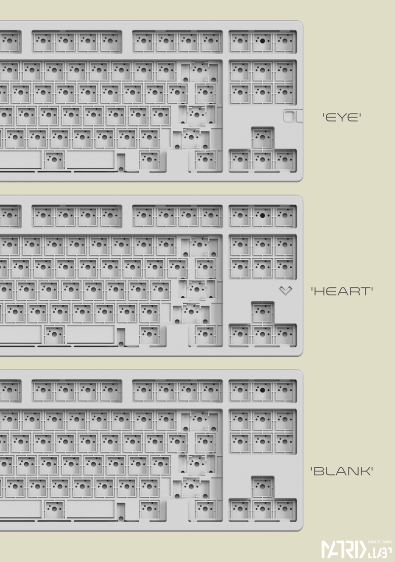 Matrix 8XV 3.0 Keyboard Kit - Extra Top (WKL)